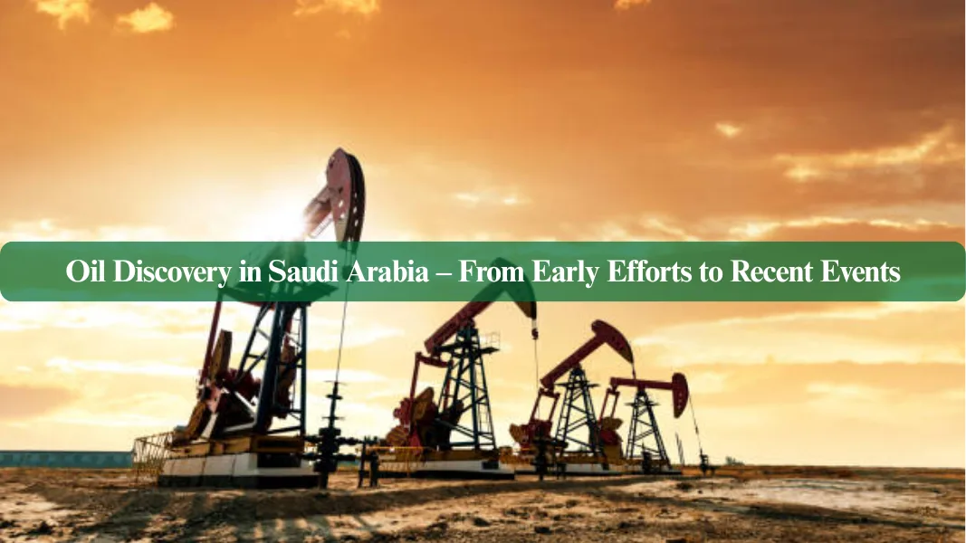 Oil Discovery in Saudi Arabia - From Early Efforts to Recent Events ...